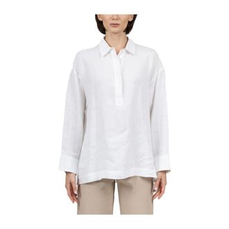 Max Mara Varese Leinenhemd - - Blouses & Shirts - Damen - Wei&szlig; - XL