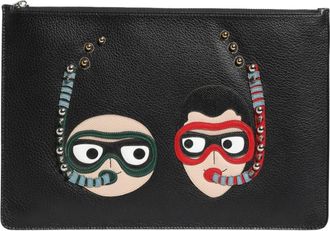 Dolce & Gabbana Homme, Sacs, Noir, Taille: ONE Size Pochette