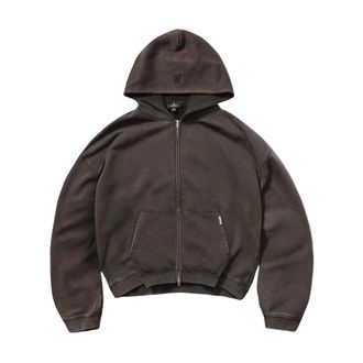 Represent Initial Boxy Zip Through Hoodie - - Sweatshirts & Hoodies - Herren - Braun - XL