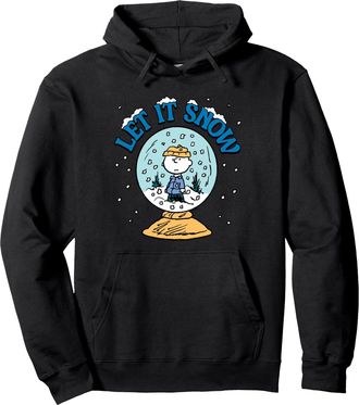 Peanuts Charlie Brown Weihnachts-Schneekugel Pullover Hoodie