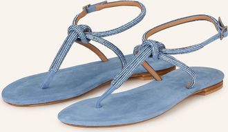 Via Mercanti Viamercanti Zehentrenner Erchie Mit Schmucksteinen blau