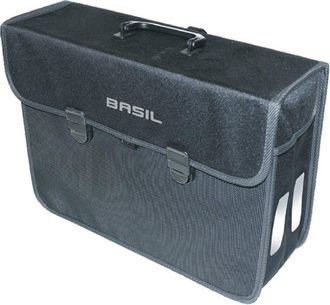 Basil Malaga XL Einzeltasche - 17 Liter - geeignet f&uuml;r E-Bike, City- und Damenfahrrad - Schwarz