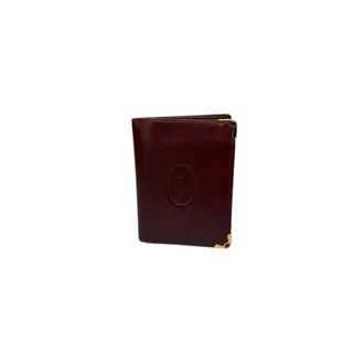 Cartier Pre-owned Vintage Kleine Leder Geldb&ouml;rse - - Pre-owned - Damen - Rot - ONE SIZE
