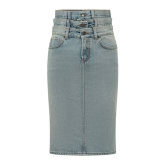 Fiorucci Damen, R&ouml;cke, Blau, W28Gr&ouml;&szlig;e
