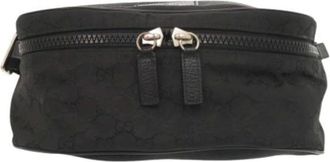 Gucci unisex, Pre-owned, Noir, Taille: ONE Size Sac banane en nylon Pre-owned