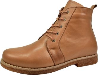 Andrea Conti Damen Stiefelette Boot Rei&szlig;verschluss abgesetzte Sohle 0348718, Gr&ouml;&szlig;e:38 EU, Farbe:Braun