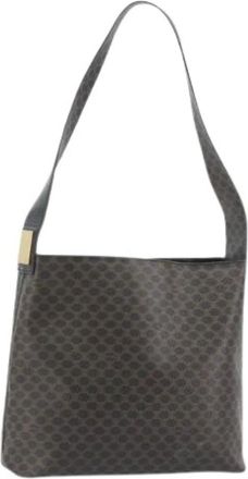 Celine Sac bandouli&egrave;re Macadam en toile Pre-owned - Femme - Pre-owned - Brun - Taille: ONE Size