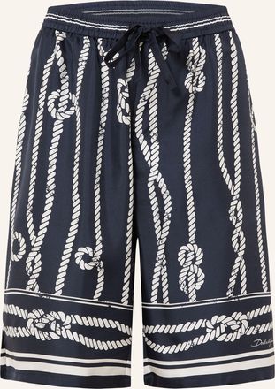 Dolce & Gabbana Seidenshorts blau