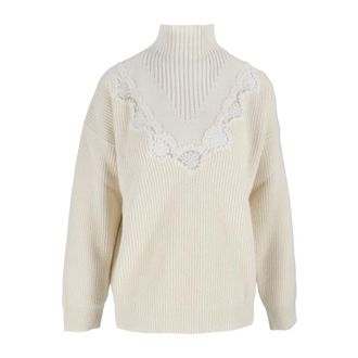 Ermanno Scervino Damen, Strickwaren, Beige, SGr&ouml;&szlig;e