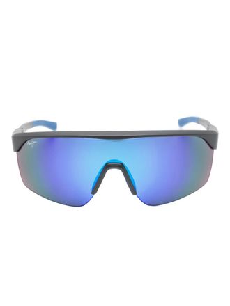 Maui Jim lunettes de soleil Paluna &agrave; monture rectangulaire - Noir