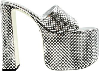 GCDS Gcds, Femme, Chaussures, Gris, Taille: 39 EU Mules Maxi Plateforme