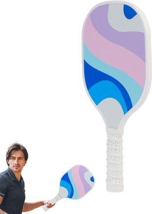 Generico Pickle Ball Schläger, Pickle Ball, tragbare rutschfeste Holzkugelschläger, rutschfeste Schläger für Griffball, Holzschläger für Solekugel