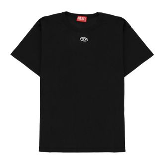 Diesel Femme, Tops, Noir, Taille: 38 FR T-Normy-Od-S1 T-shirt en coton