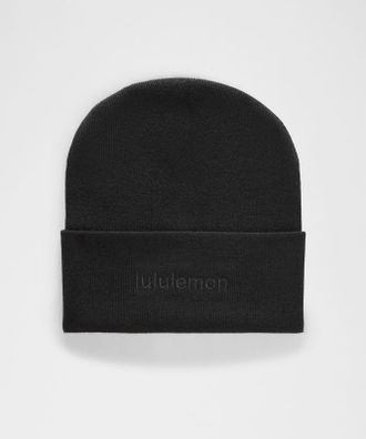 lululemon Warm Revelation M&uuml;tze Logo in Black