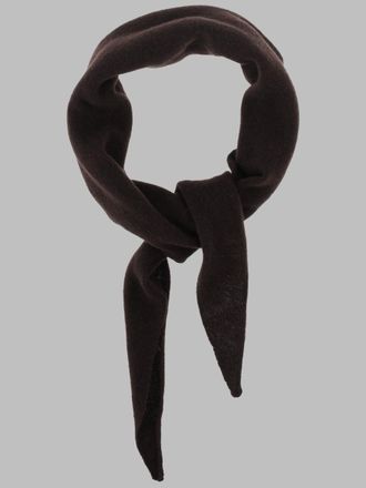 Alysi Merino Wool and Cashmere Blend Scarf - Brown