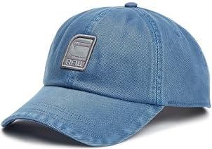 G-Star Avernus Burger Baseball Cap Casquette, Bleu (Faded Indigo GD D26254-D300-G925), Taille Unique Hommes