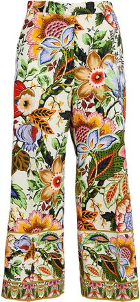 Etro Floral Cotton Culottes Size XL