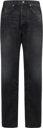 John Richmond Homme, Jeans, Noir, Taille: W40 Pantalon Cargo avec Plusieurs Poches