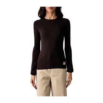 A|X Armani Exchange Rundhals-Pullover - - Knitwear - Damen - Schwarzk - L