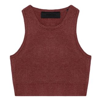 Fear of God Femme, Pulls, Rouge, Taille: 40 FR D&eacute;bardeur Essentials