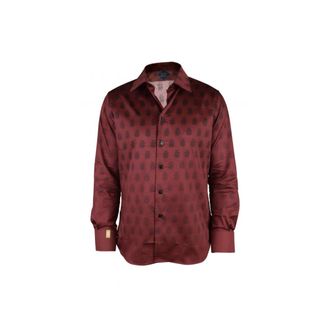 Billionaire Boys Club LS Milano All Over Shirt - - Shirts - Herren - Rot - L