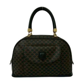 Celine Pre-owned Macadam Leder Handtasche - - Pre-owned - Damen - Braun - ONE SIZE