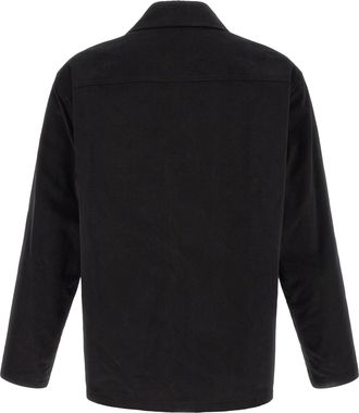 Saint Laurent Pure Cotton Overshirt - Black