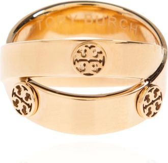 Tory Burch Femme, Accessoires, Jaune, Taille: 47 MM Icon Double Ring