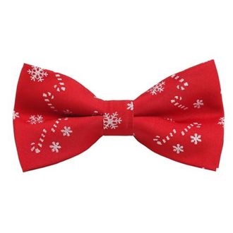 Alizeal Noeud papillon pr&eacute;-nou&eacute; festif imprim&eacute; pour homme avec motif de No&euml;l, taille unique