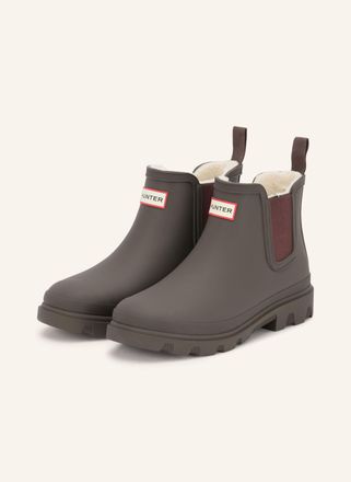 Hunter Gummi-Boots Downpour Insulated braun