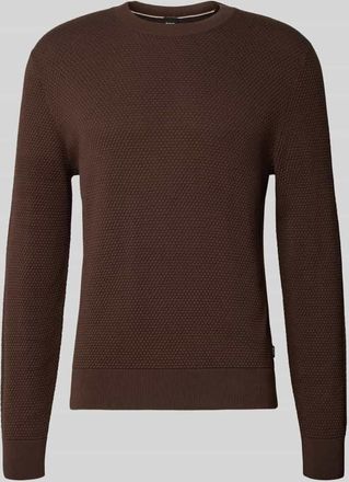 HUGO BOSS Regular Fit Pullover aus reiner Baumwolle Modell Lalex