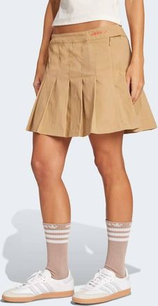 adidas Originals Faltenrock in Beige-Neutral