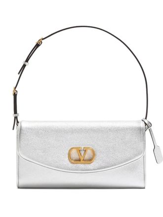Valentino Garavani petit sac port&eacute; &eacute;paule DeVain - Argent