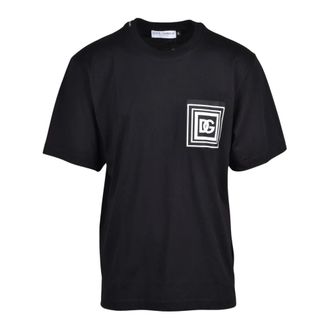 Dolce & Gabbana T-Shirts - - Tops - Herren - Schwarzk - L