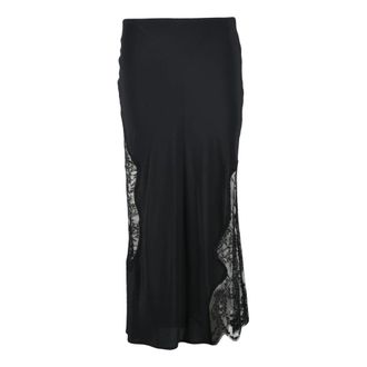 Erika Cavallini Semi Couture Longuette in Voile - - Skirts - Damen - Schwarzk - M