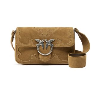 Pinko Pinko, Femme, Sacs, Vert, Taille: ONE Size Mini Love Bag One Slouchy