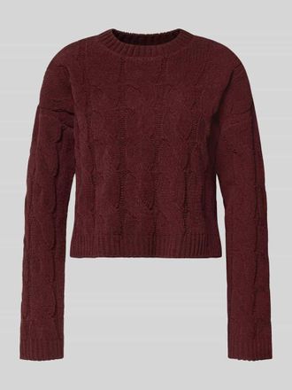Only Regular Fit Strickpullover mit Zopfmuster Modell ELLY