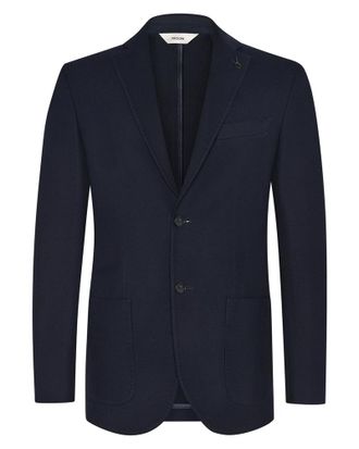 Paoloni Einreiher-Sakko aus Baumwolle in softer Jersey-Qualit&auml;t in