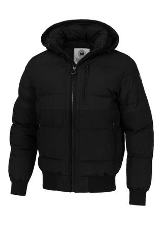 Pitbull Herren Stepp-Winterjacke mit Abnehmbarer Kapuze M&auml;nnliche Winter Jacke mit Kapuze Patton Rip-Stop Gewebe Winterjacke 3XL