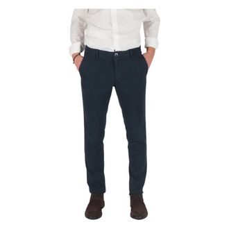 Mason's Blaue Stretch-Herrenhose - Chino-Stil - - Trousers - Herren - Blau - XL