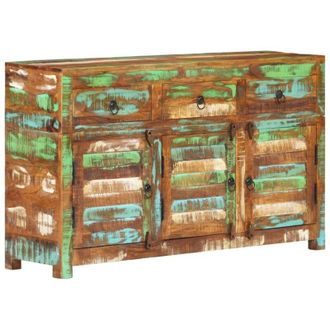 vidaXL Buffet 110x30x65 cm Bois massif de r&eacute;cup&eacute;ration