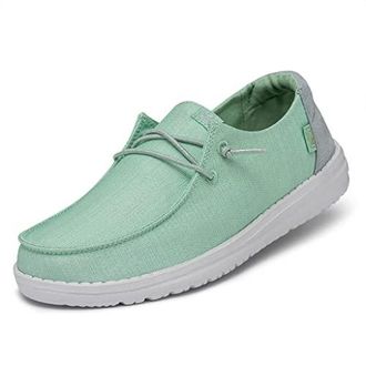 HeyDude Hey Dude Wendy Glitter MOC Toe Shoes pour Femme, Moon Stone, 39 EU