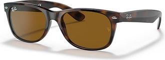 Ray-Ban New Wayfarer Classic Sonnenbrillen Hellhavana Fassung Braun Glas 52-18