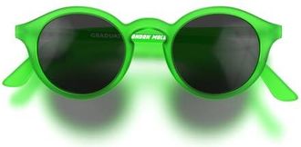 London Mole Graduate lunettes de soleil | Verres ronds froids en forme de panto | Homme femme unisexe | Charni&egrave;res &agrave; ressort