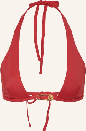 Versace Triangel-Bikini-Top rot