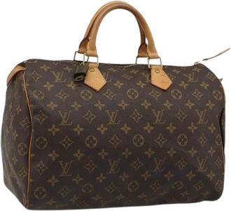 Louis Vuitton Pre-owned Speedy 35 Sac &agrave; main - Femme - Pre-owned - Brun - Taille: ONE Size