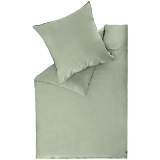 Sch&ouml;ner Wohnen Kollektion SCH&Ouml;NER WOHNEN Satin Bettw&auml;sche PLAIN - 1 St&uuml;ck 155x220 cm, Gr&uuml;n