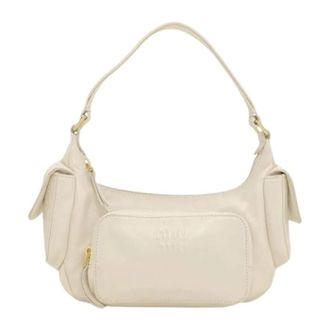 Miu Miu Sac port&eacute; &eacute;paule Pre-owned - Femme - Pre-owned - Blanc - Taille: ONE Size