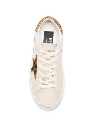 Golden Goose Hi Star Sneaker - Ecru