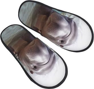 Generic Pantoufles En Coton Hippopotame Mignon Confortable Chaussons Légers Chaussons Maison Pour Unisex Automne Hôtels L